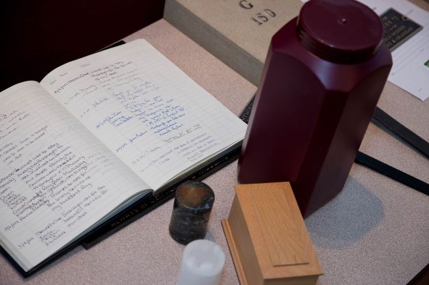 Memorials at the crematorium